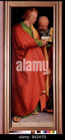 fine arts, religious art, apostle, painting, "Die vier Apostel" (Paulus ...