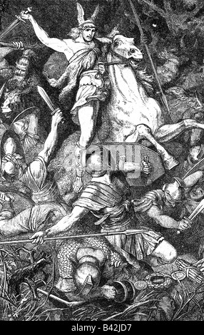 Arminius (Hermann), circa 17 B.C. - circa 21 A.D., Teutoburg Forest ...