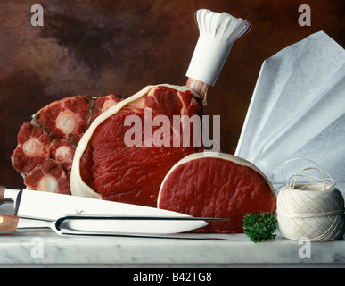 Raw beef steak,chops and tail Stock Photo - Alamy