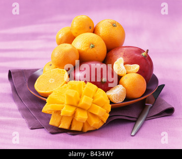 Mango fruit composition Stock Photo - Alamy