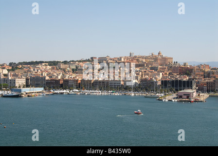 Port of Cagliari, Sardinia, Italy with the cruise ship Stock Photo - Alamy