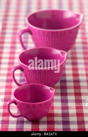 pink measuring cups Stock Photo - Alamy
