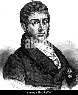 Portrait of Étienne Nicolas Méhul (1763-1817) a French composer during ...