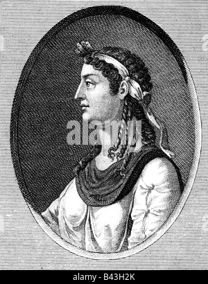 Portrait of Agrippina the Younger (Agrippina Minor), Wife of the ...