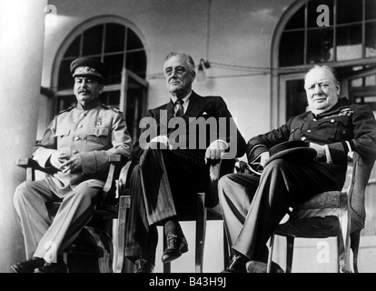 Tehran Conference, 1943 Stock Photo - Alamy