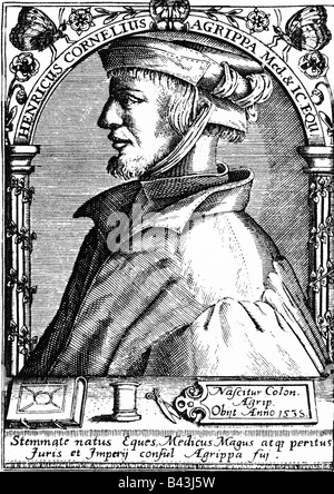 Nettesheim, Heinrich Cornelius Agrippa of, (1486-1535). German ...