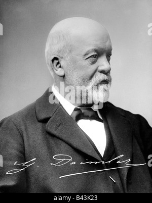 Gottlieb Daimler (1834-1900) was a German inventor, engineer, an ...
