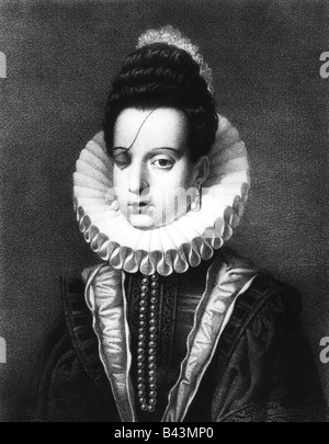 Doña Ana de Mendoza y de la Cerda, Princess of Eboli, character from the drama Don Carlos or Don ...