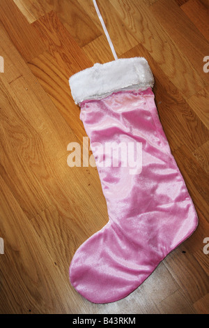 Pink Christmas stocking Stock Photo - Alamy