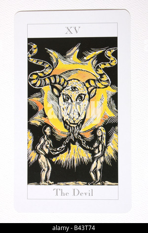 The Devil tarot card Stock Photo - Alamy