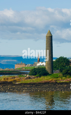 Pencil Point monument dedicated to the battle of Largs 1263. Scotland ...