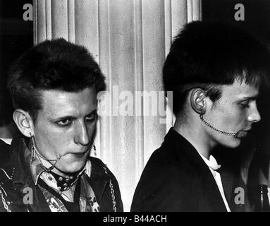 Punk Rock Feature June 1977 Youth Teenagers Punk 1970s Stock Photo - Alamy
