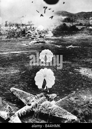 Parachute bombs on Japanese military installations along, the Francisco ...