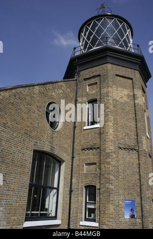 Trinity Buoy Wharf lighthouse Stock Photo - Alamy