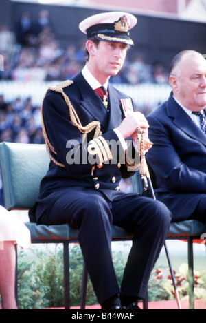 Prince Charles in New Zealand with Robert Muldoon the Prime Minister ...