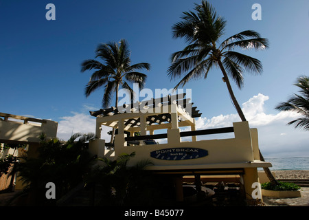 restaurant at kite beach hotel in the Dominican Republic Stock Photo ...