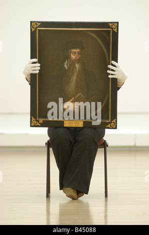 painting of John Knox a key figure from Scotlands history Stock Photo ...