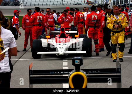 Milka Duno Indy Car IRL Racing Iowa Speedway Stock Photo - Alamy