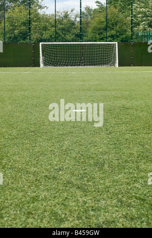 Penalty spot, Astro Turf Football Pitch Stock Photo - Alamy