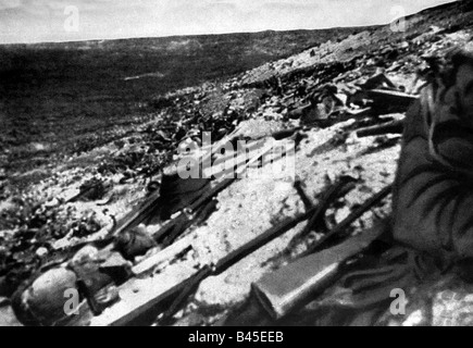 Verdun - Before and after Battle - World War I Stock Photo - Alamy
