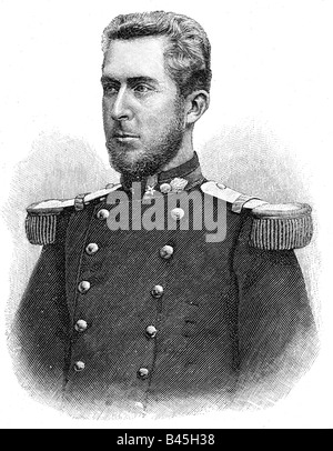 King Albert I of Belgium (1909-1934) in Trench Helmet, postage stamp ...