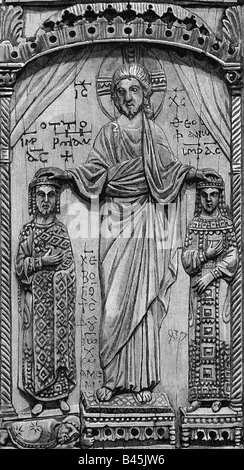 Otto I, Holy Roman Emperor with his wife Edith Stock Photo - Alamy