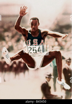 1968 Olympic Games, Mexico Bob Beamon of the USA is the centre of ...
