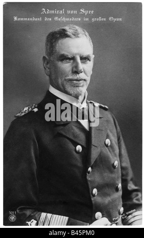 Admiral Graf Von Spee 1914 Stock Photo - Alamy