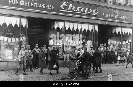 1930’s Germany Nazi boycott Jewish owned shops Vintage archive news ...