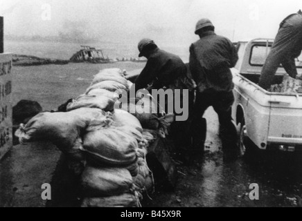 geography / travel, Japan, natural disasters, flood, rain typhoon Stock ...