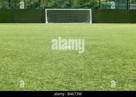 Penalty spot, Astro Turf Football Pitch Stock Photo - Alamy