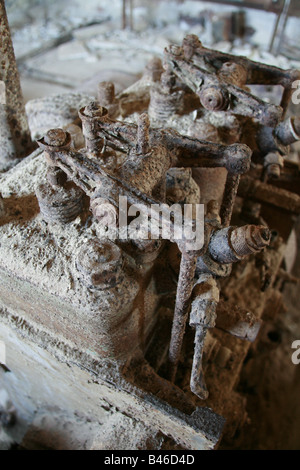 The abandoned production line in the derelict MG Rover car factory in ...