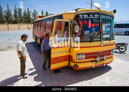 Mercedes Bus to Esfahan in Iran Stock Photo - Alamy