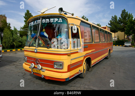 Mercedes Bus in Iran Stock Photo - Alamy