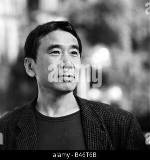 Portrait of the Japanese writer Haruki Murakami Stock Photo - Alamy
