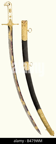 A magnificent karabela with ivory grip, Stroblberger Royal Arms Factory ...