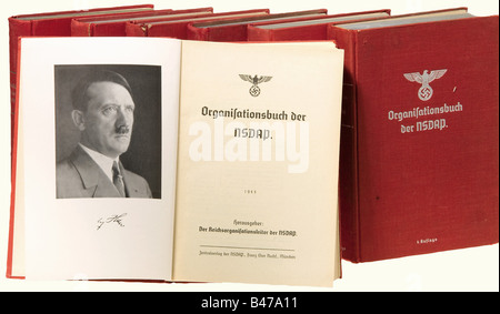 The NSDAP Organisation Book, all seven editions, 1936 to 1943 Publisher ...
