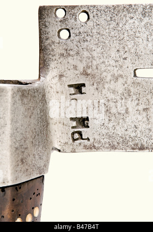 A Saxon miner's axe, 17th century, Iron blade of typical form, with ...