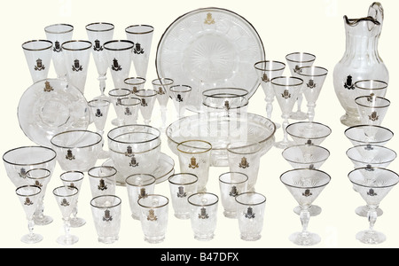 Serbia - a large collection of glassware., 51 pieces of dinner and ...