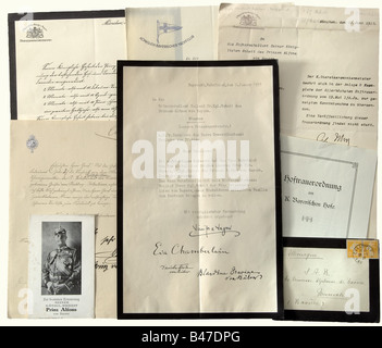 German Letter of Condolence Stock Photo - Alamy