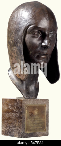 Melitta Schenk Countess von Stauffenberg - a bronze portrait head ...