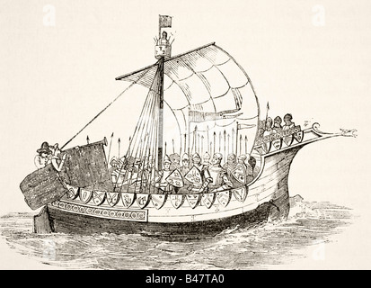 15th century warship Stock Photo - Alamy