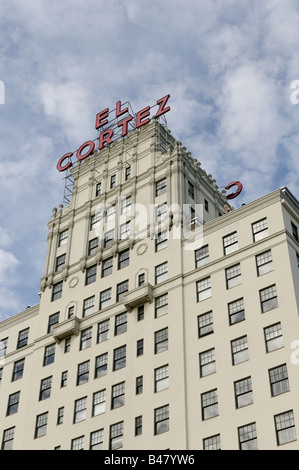 The former El Cortez Hotel is now a condominium building in downtown ...