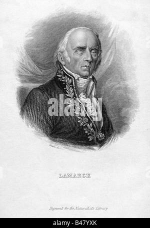 Portrait of Lamarck - Jean Baptiste Lamarck Stock Photo - Alamy