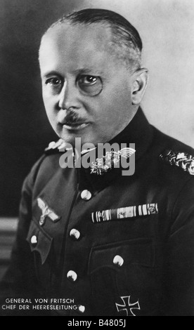 Von Fritsch, German general Stock Photo - Alamy