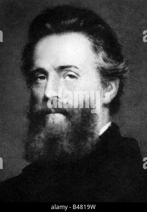 Herman Melville, 1819 – 1891. American novelist, short story writer ...