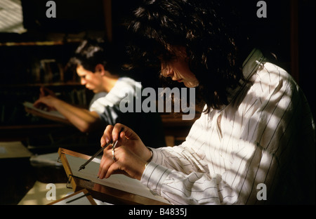 Technical drawing class Stock Photo - Alamy