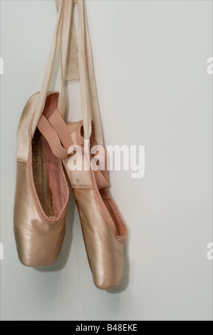 Worn ballet shoes Stock Photo - Alamy