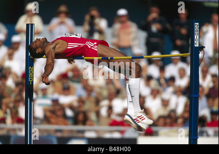 JAVIER SOTOMAYOR HIGH JUMP WORLD CHAMPS 1995 01 September 1995 Stock ...