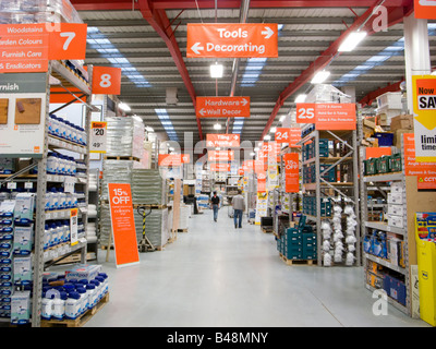 Inside a B&Q store, UK Stock Photo - Alamy